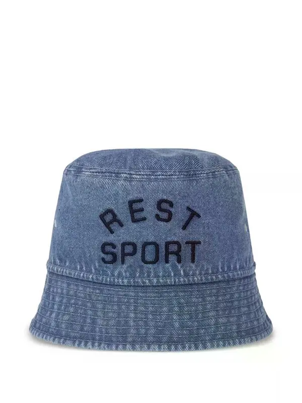 REST&RECREATION Denim Bucket Hat - Blue