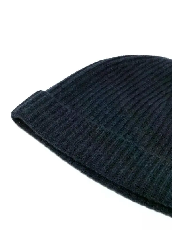N.peal Cashmere Ribbed Beanie