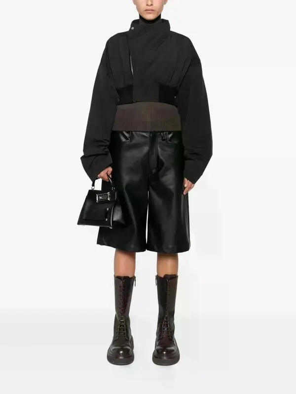 Rick Owens Double-breasted Cropped Jacket