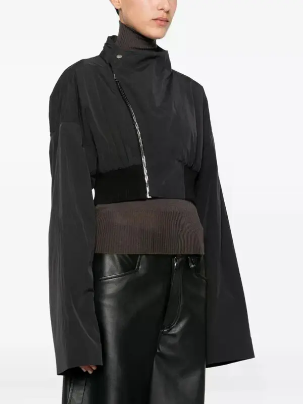 Rick Owens Double-breasted Cropped Jacket