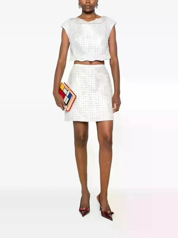 GEMY MAALOUF Sequin-embellished Miniskirt