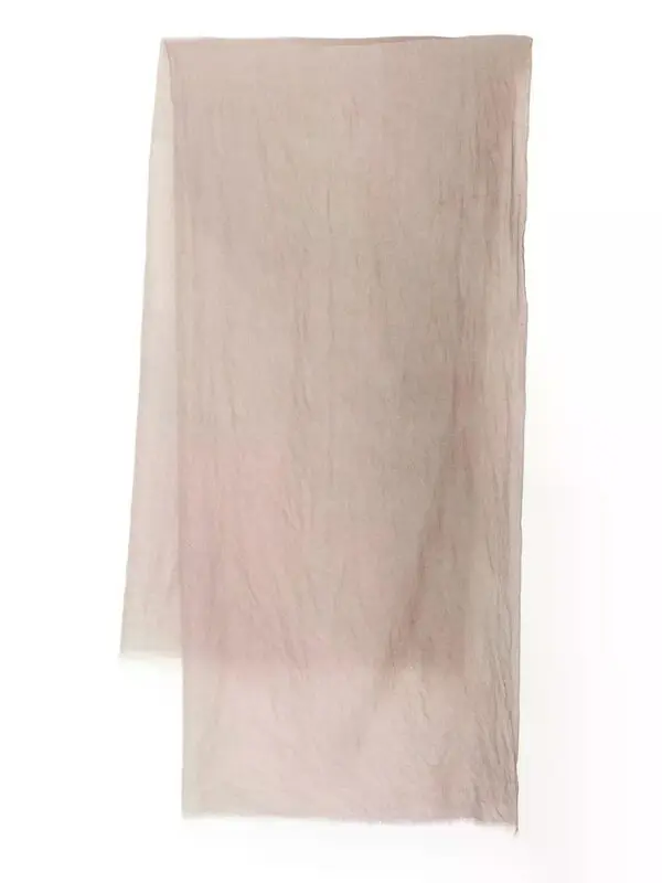 N.peal Dip-dye Cashmere Scarf - Brown