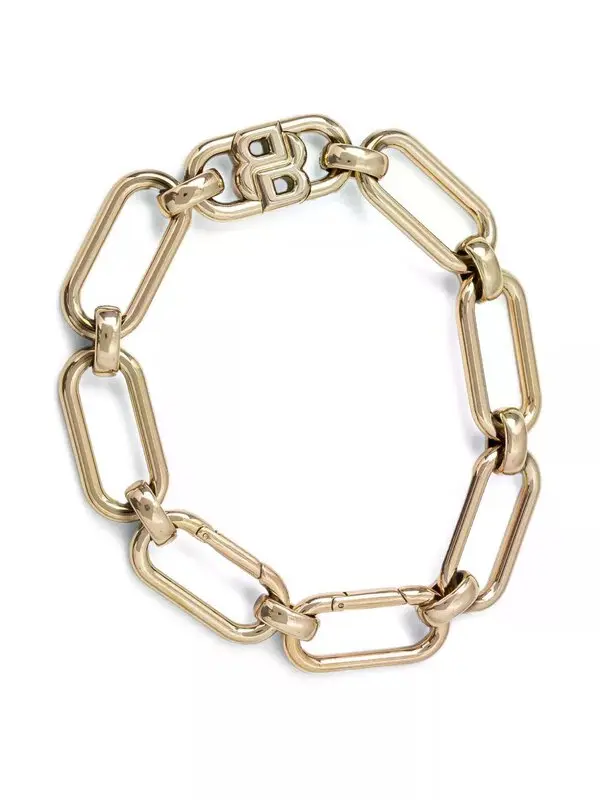 BOSS Double B Chain-link Clasp Bracelet - Gold