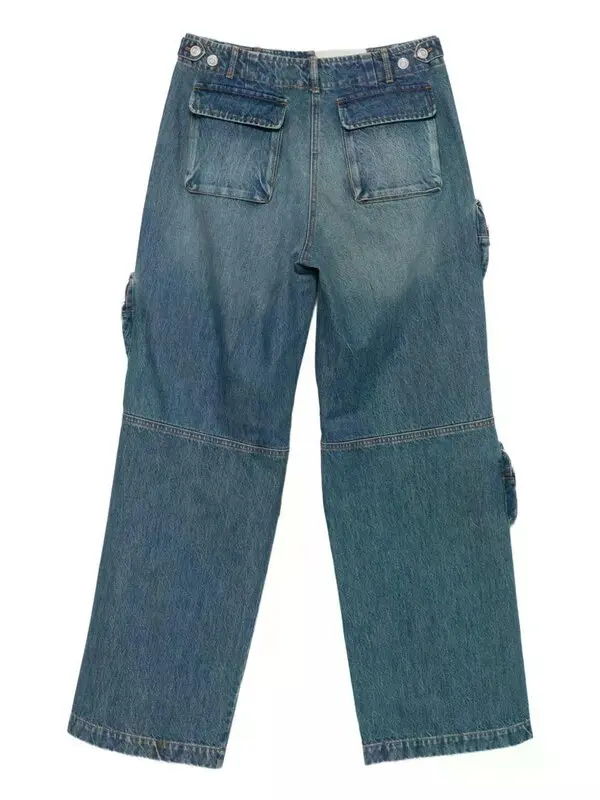 Coperni Flap-pocket Cotton Jeans