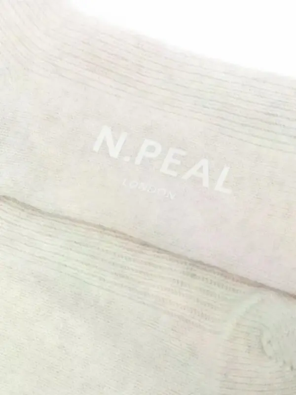 N.peal Ribbed Bed Socks - Neutrals