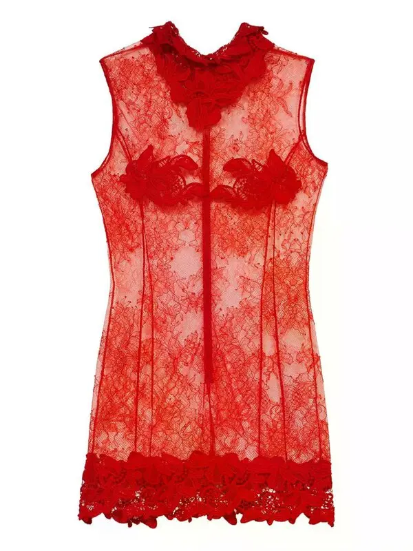 Blumarine Laced Mini Dress