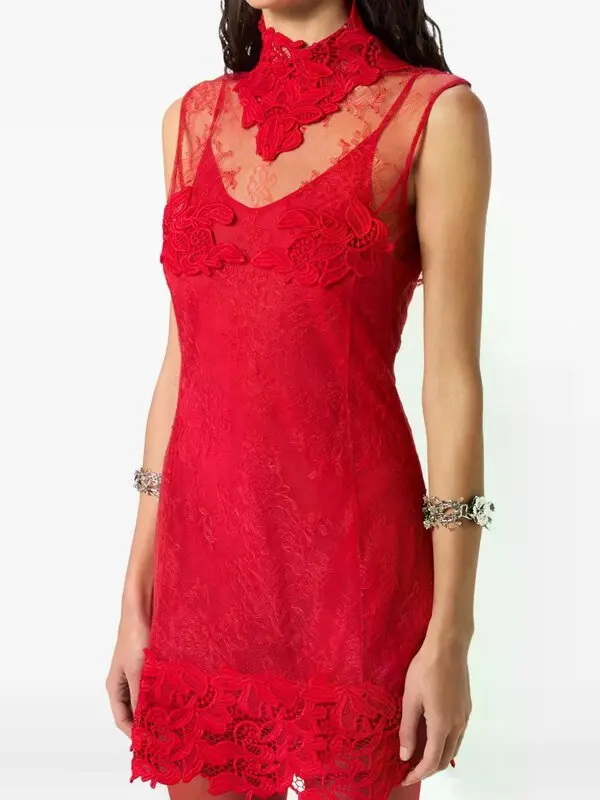 Blumarine Laced Mini Dress