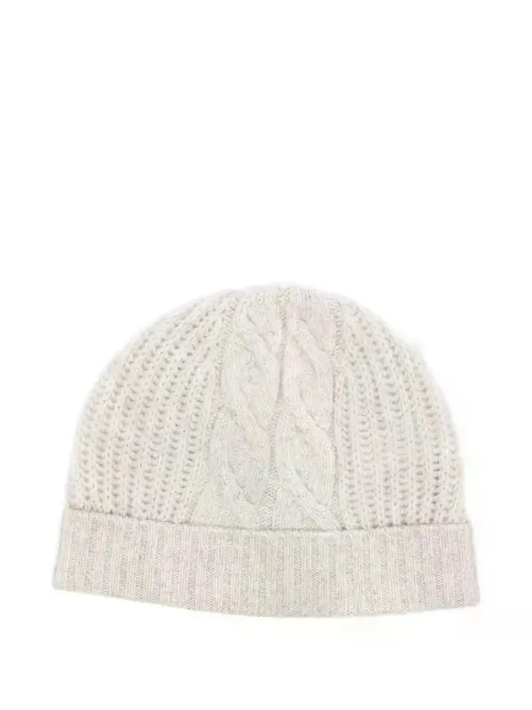 N.peal Ribbed Hat - Neutrals