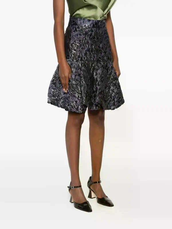 GEMY MAALOUF Floral Puffball Skirt
