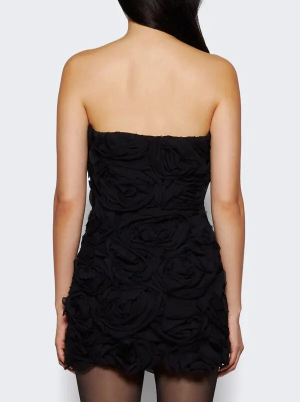 Zeynep Arçay Mini Dress With Rose Motifs