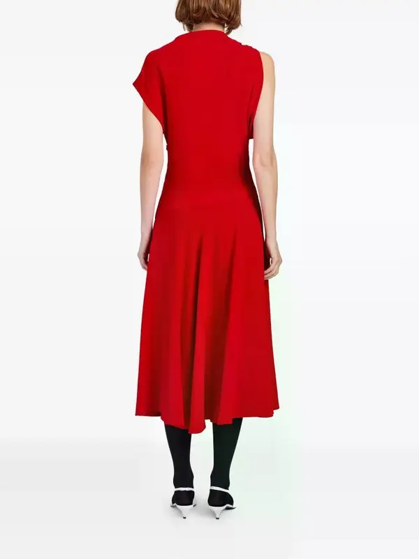 fitted lace wedding dress Proenza Schouler Rosina Double-Crepe Maxi Dress main image 1