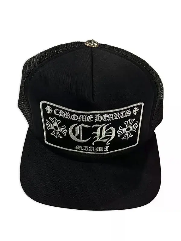 Chrome Hearts Miami Exclusive Trucker Hat - Black