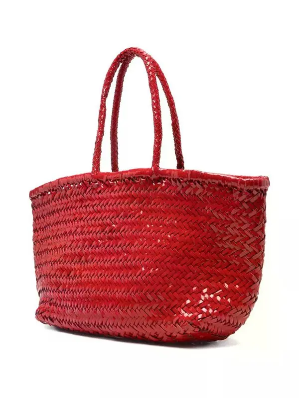 Dragon Diffusion Triple Jump Leather Tote Bag - Red