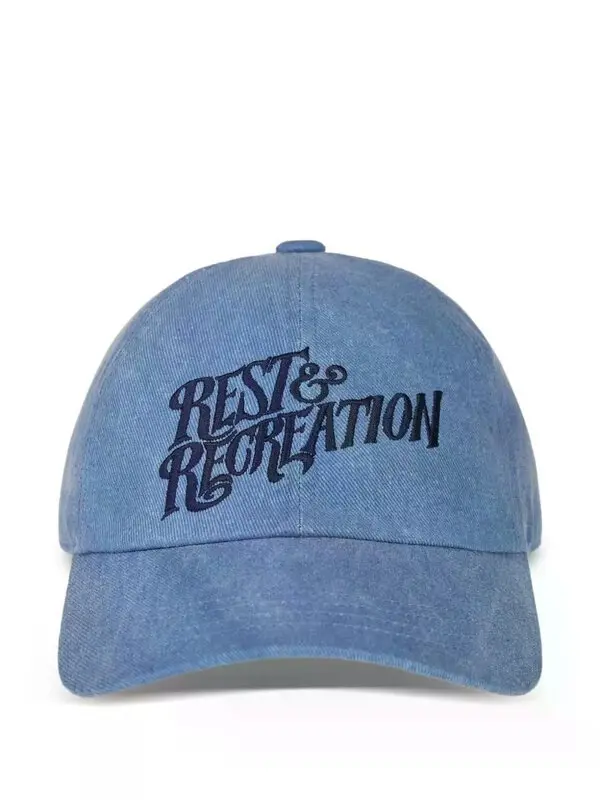 REST&RECREATION Logo-embroidered Baseball Cap - Blue
