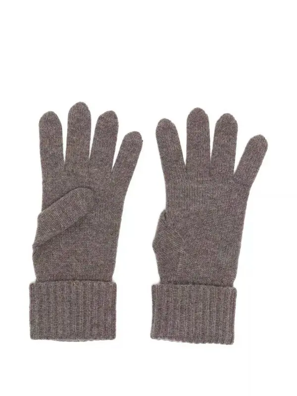 N.peal Cashmere Gloves - Brown
