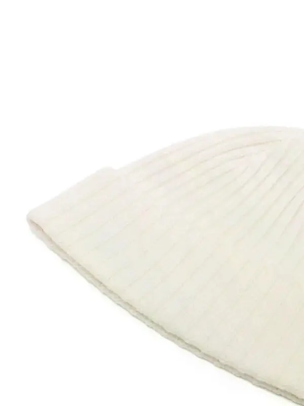 N.peal Cashmere Ribbed Beanie