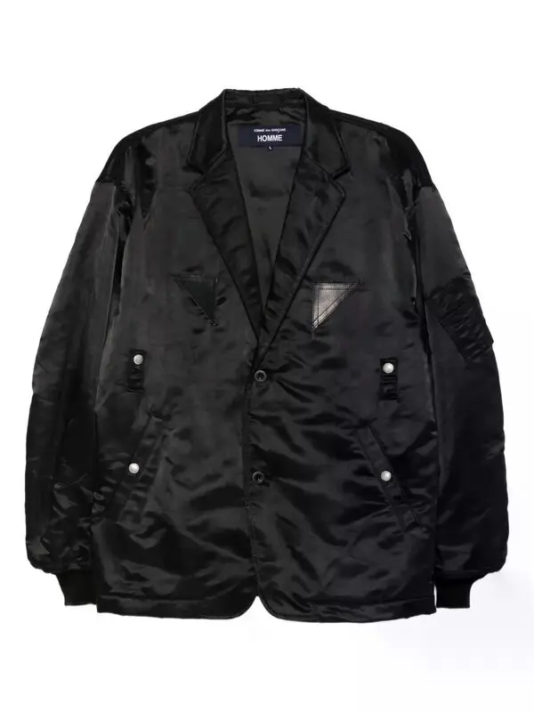 Comme Des Garçons Single-breasted Buttoned Coat