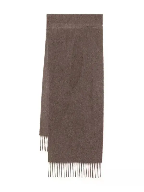 N.peal Woven Scarf - Brown