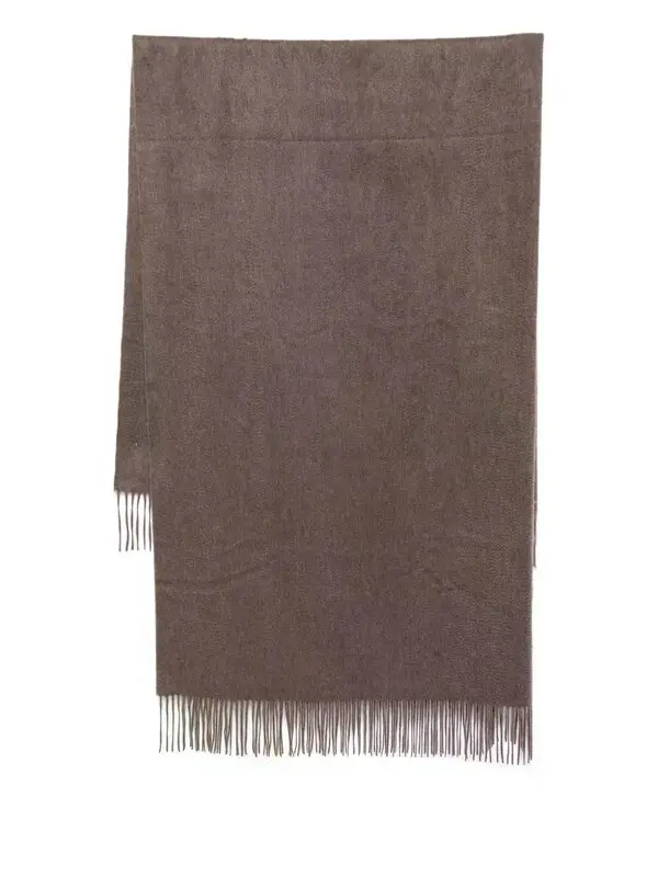 N.peal Cashmere Woven Shawl - Brown