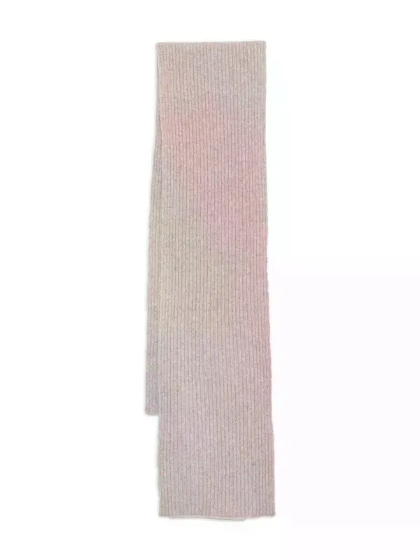 N.peal Ribbed Scarf - Neutrals