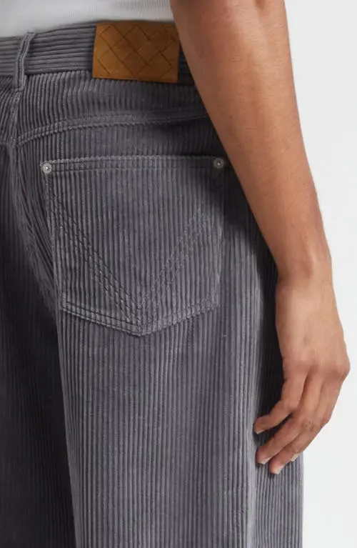 Bottega Veneta Wide Leg Corduroy Pants