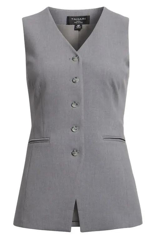 TAHARI ASL Button-up Vest