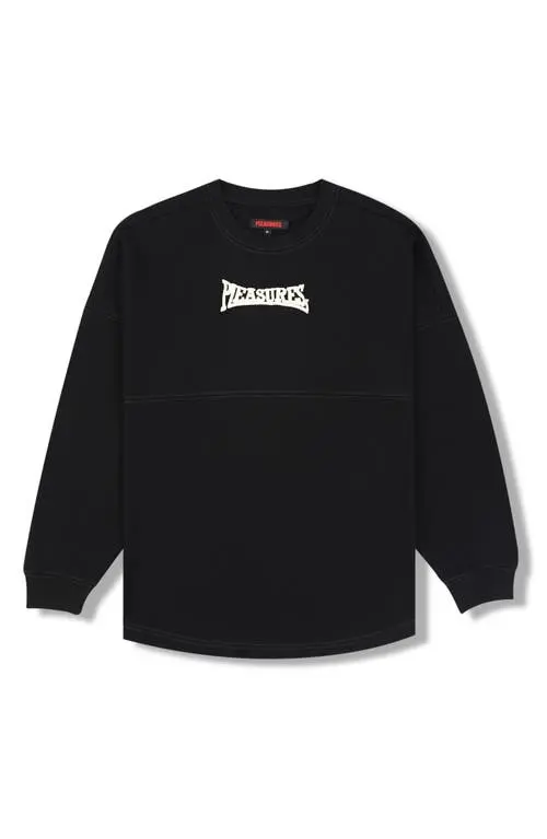 PLEASURES Bulldog Heavyweight Long Sleeve Graphic T-shirt