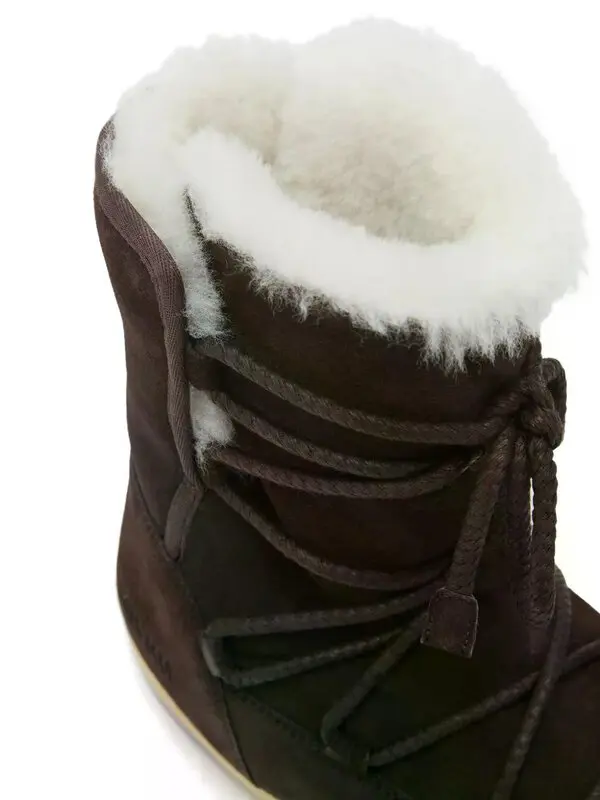 Moon Boot Lace-up Shearling Boots