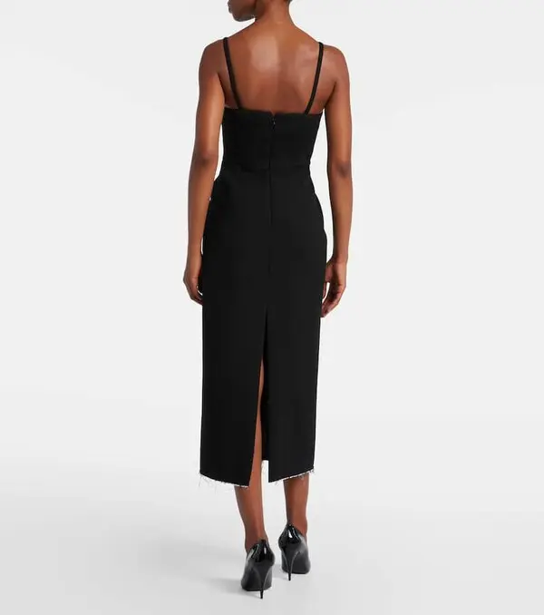 Givenchy Bustier Dress In Wool Blend