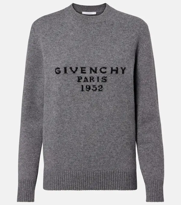 Givenchy Logo Wool And Cashmere Sweater