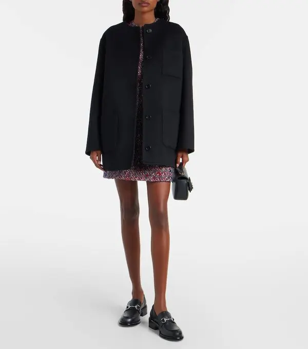 Gucci Gg Reversible Wool Jacket