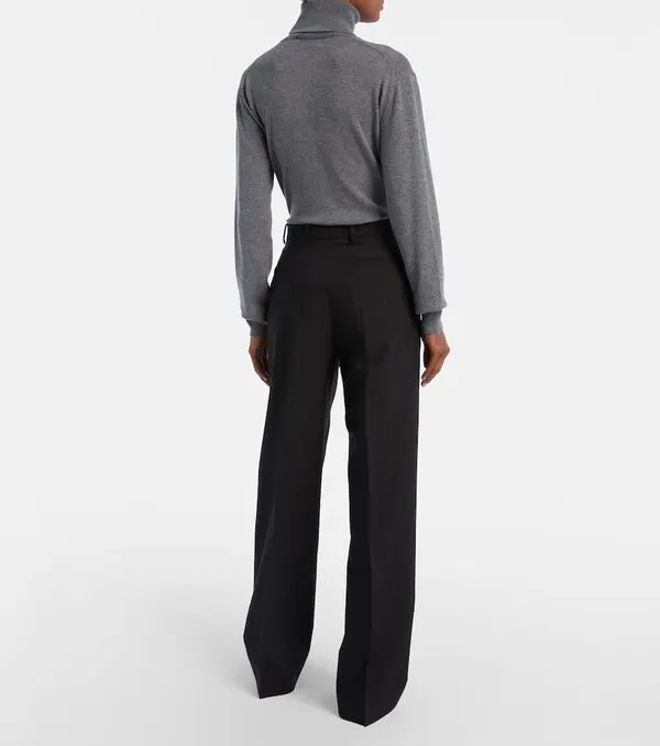 Gucci Wool Wide-leg Pants
