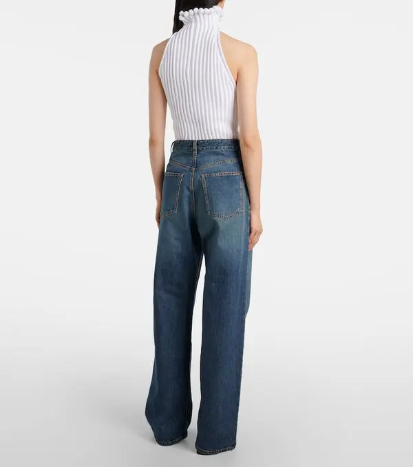 Alaïa Low-rise Straight Jeans