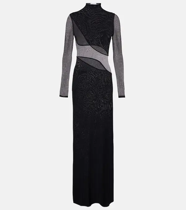 Alaïa Knitted Sheer Gown