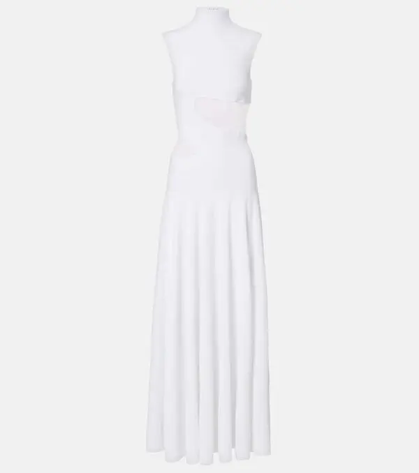 Alaïa Turtleneck Maxi Dress