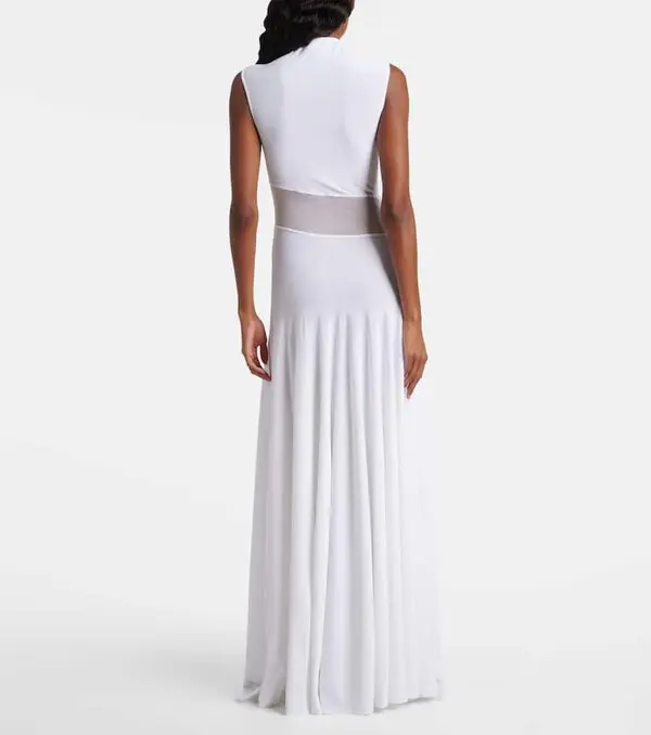Alaïa Turtleneck Maxi Dress