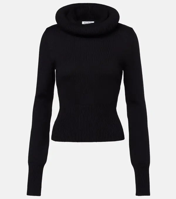 Alaïa Virgin Wool Turtleneck Sweater
