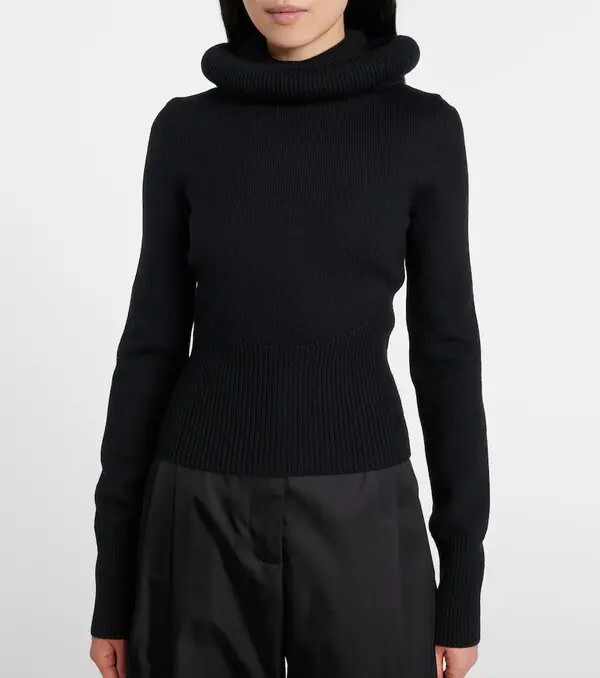 Alaïa Virgin Wool Turtleneck Sweater
