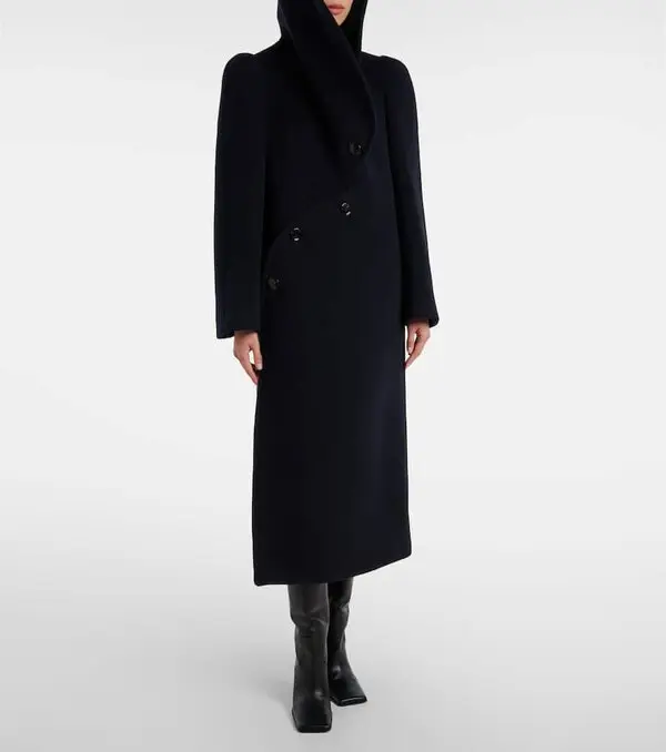 Alaïa Asymmetric Wool Coat