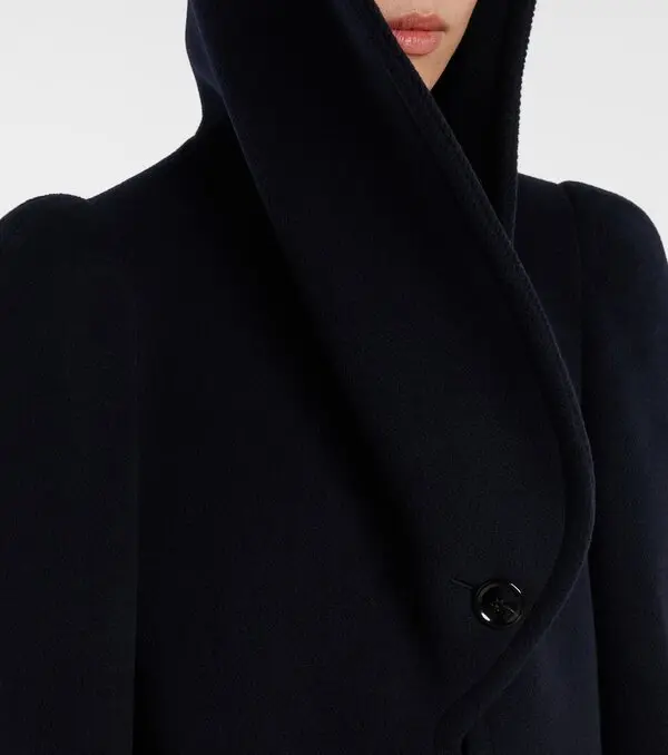 Alaïa Asymmetric Wool Coat
