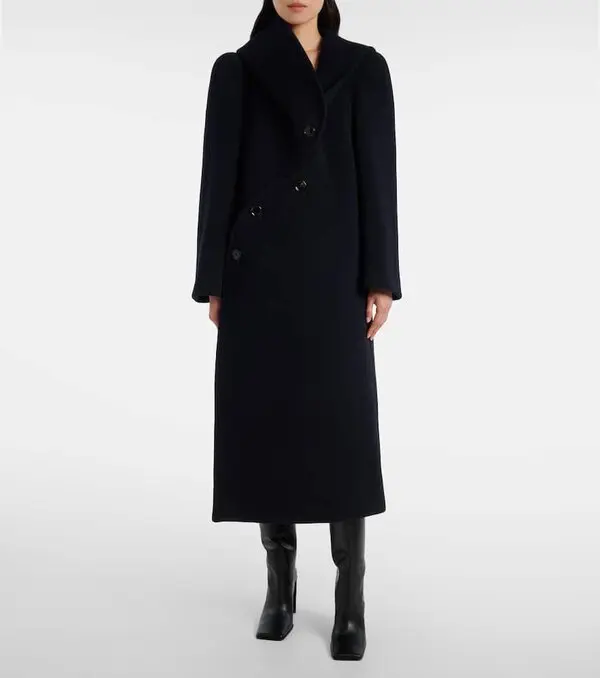 Alaïa Asymmetric Wool Coat