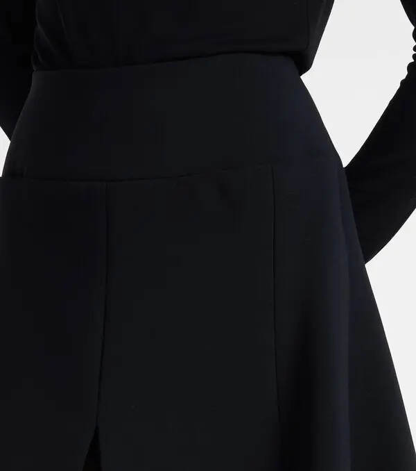 Alaïa Pleated Midi Skirt