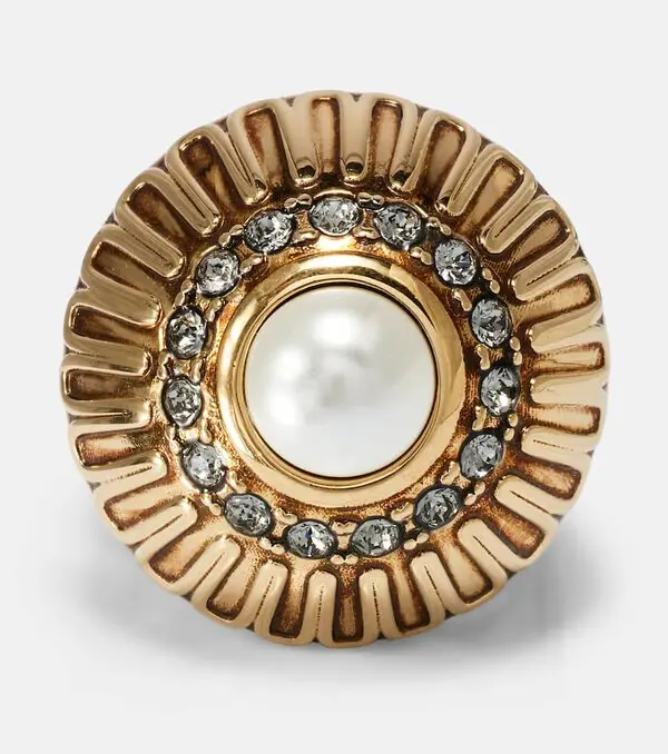 Chloé Embellished Ring - Gold