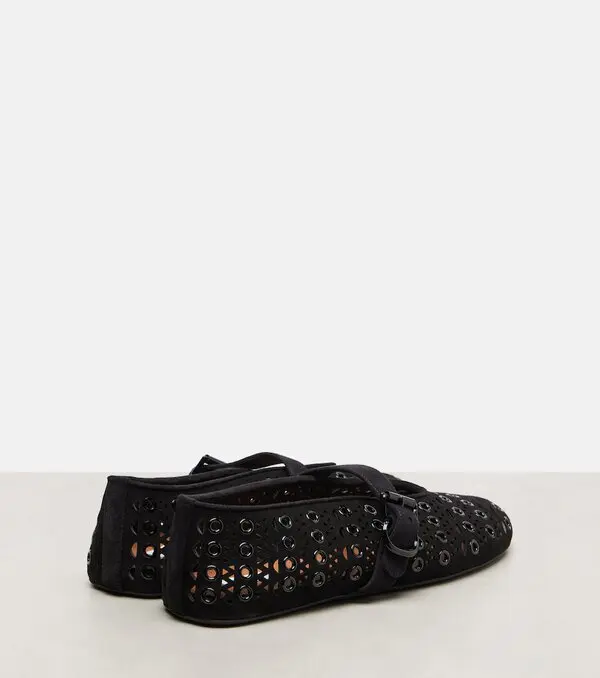 Alaïa Vienne Embellished Ballet Flats