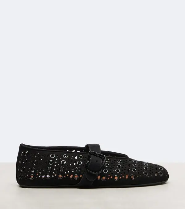 Alaïa Vienne Embellished Ballet Flats