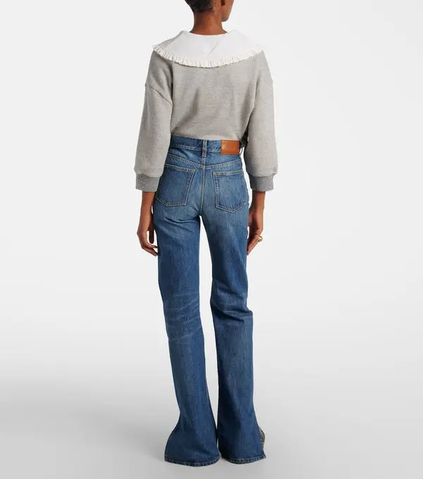 Chloé High-rise Flared Jeans - Blue