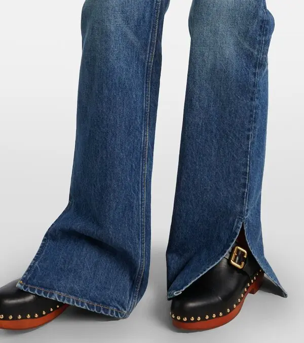 Chloé High-rise Flared Jeans - Blue