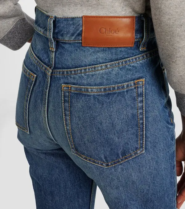 Chloé High-rise Flared Jeans - Blue