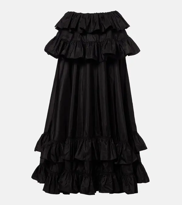 Chloé Ruffled Silk Maxi Skirt
