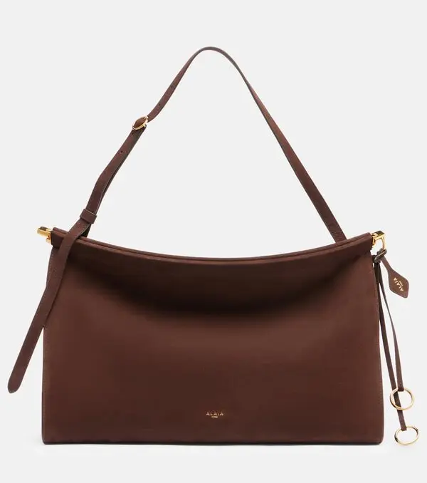 Alaïa Le Click Large Leather Shoulder Bag - Brown